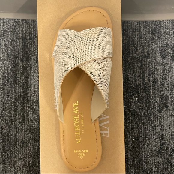Melrose Ave | Shoes | Nwt Melrose Ave Flat Slide Sandal | Poshmark